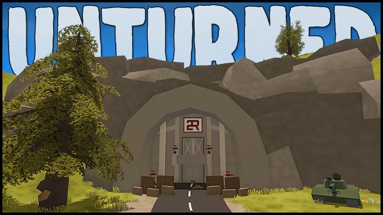 SECURE TUNNEL BASE! (Unturned Building) - YouTube