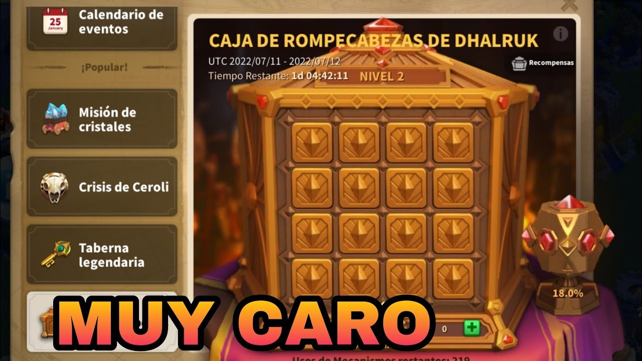 NUEVO EVENTO CAJA DE DHALRUK ¿VALE LA PENA EL GASTO? | RISE OF KINGDOMS ...