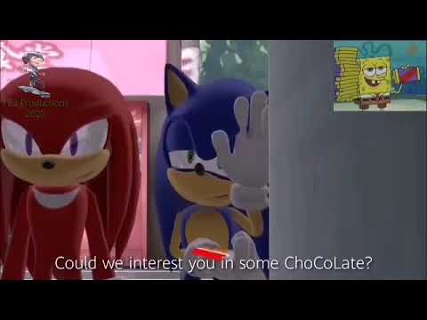 Spongebob Chocolate Meme (Sonic Ver.) #sonicthehedgehog #sonic #tails #knuckles #spongebob #meme