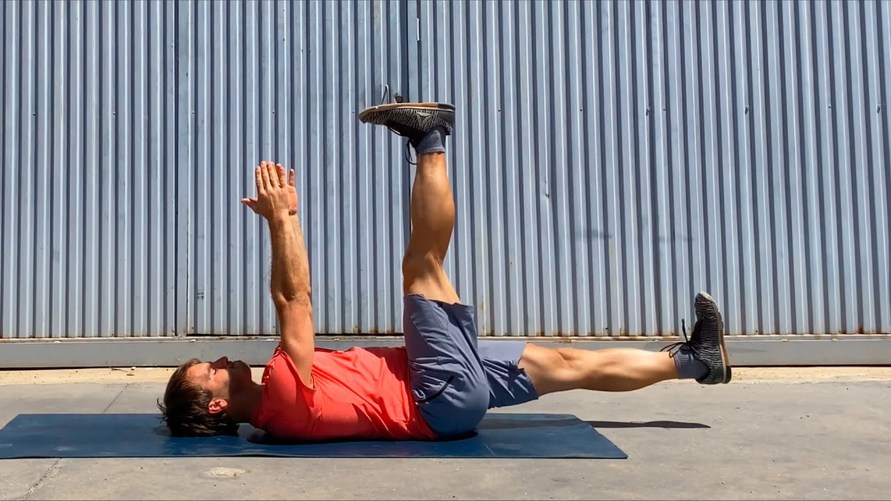 Dead bug solo piernas extendidas // Dead bug extended legs only - YouTube