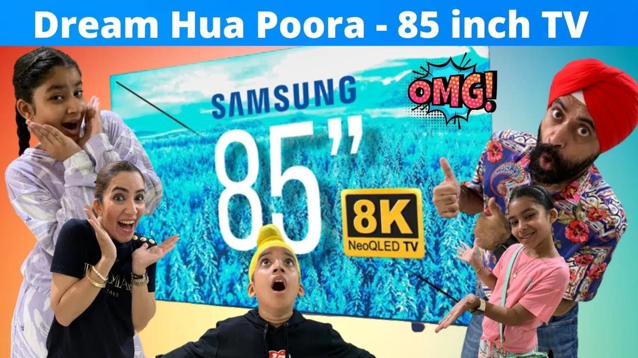 Dream Hua Poora - 85 inch TV | RS 1313 VLOGS | Ramneek Singh 1313 - YouTube