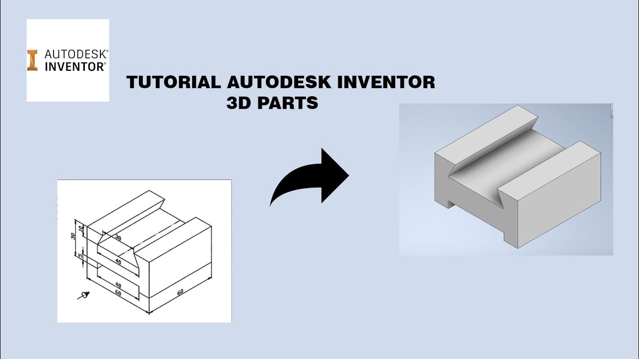 #10 Autodesk Inventor 2020 Tutorial 3D Beginner - YouTube