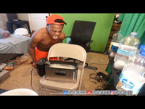 SPEED ATTEMPTED COOKING FRIES.…BIG MISTAKE! 😂