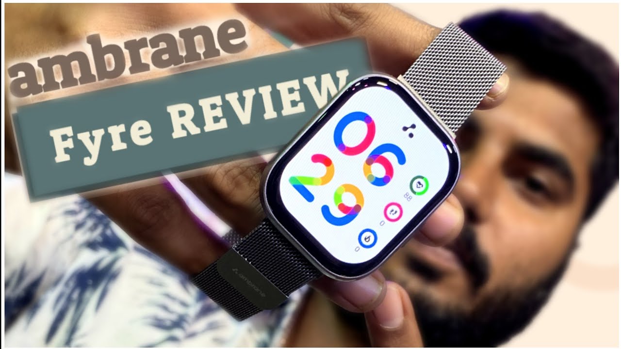 Ambrane Fyre Smartwatch Review | Amoled Display | AOD | BT Calling ...
