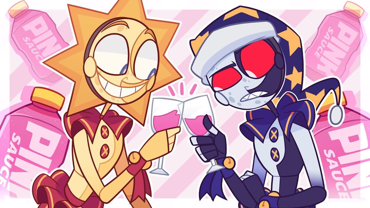 SUN AND MOON TRY THE PINK SAUCE - YouTube