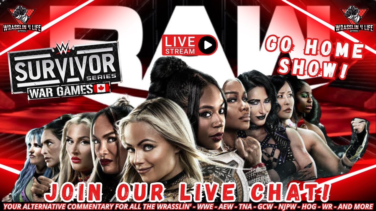 WWE RAW Live Stream - Survivor Series Go Home - Join Our Live Chat ...