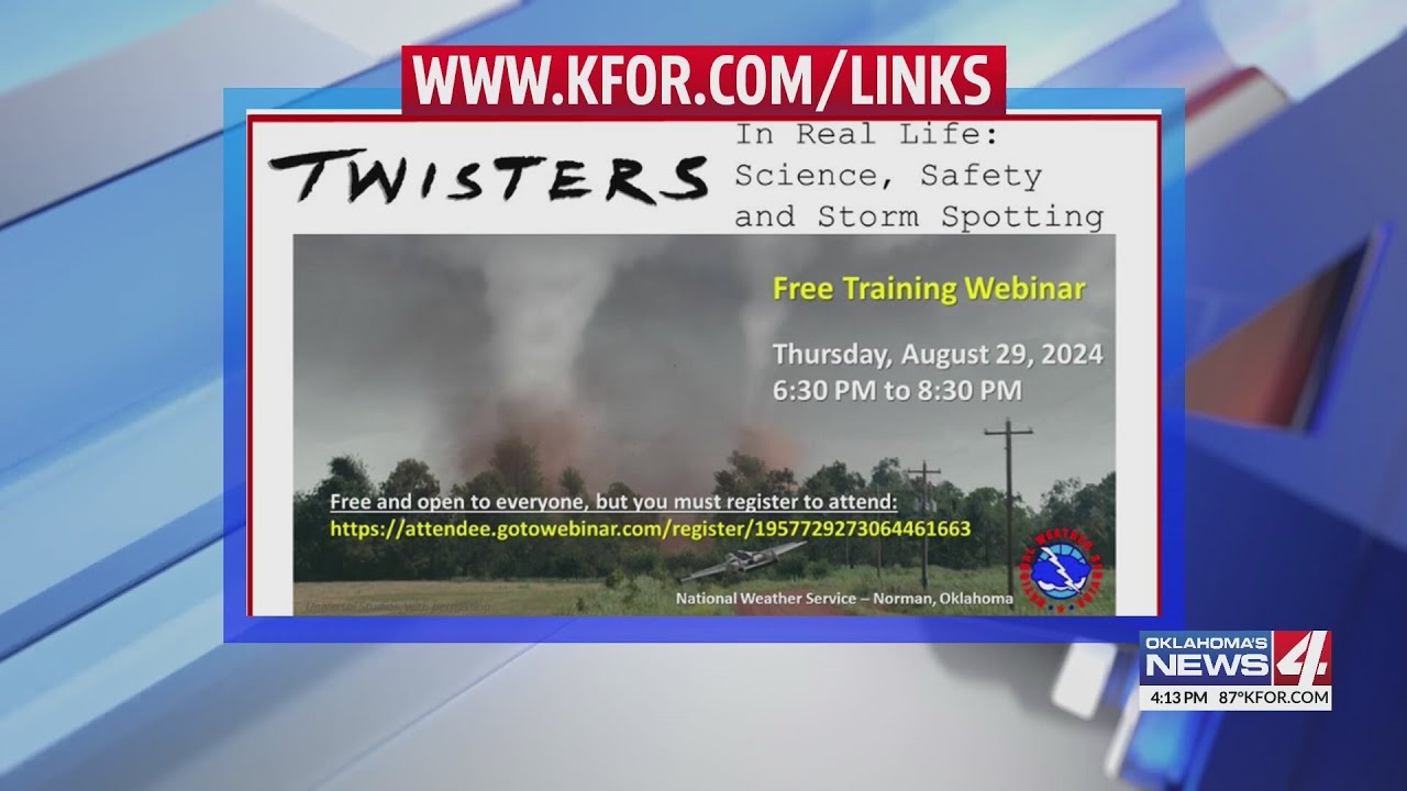 NWS offering 'Twisters' in real life webinar - YouTube