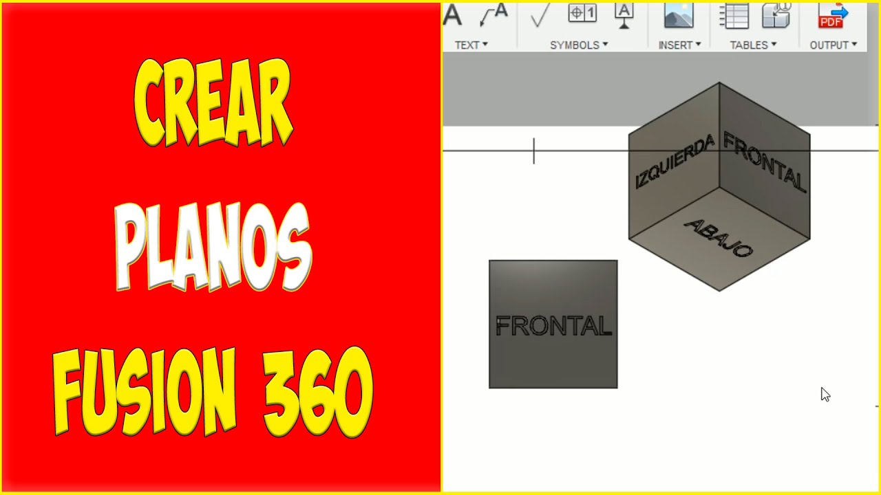 HACER PLANOS en FUSION 360 📏- Muy FÁCIL y BIEN EXPLICADO - YouTube