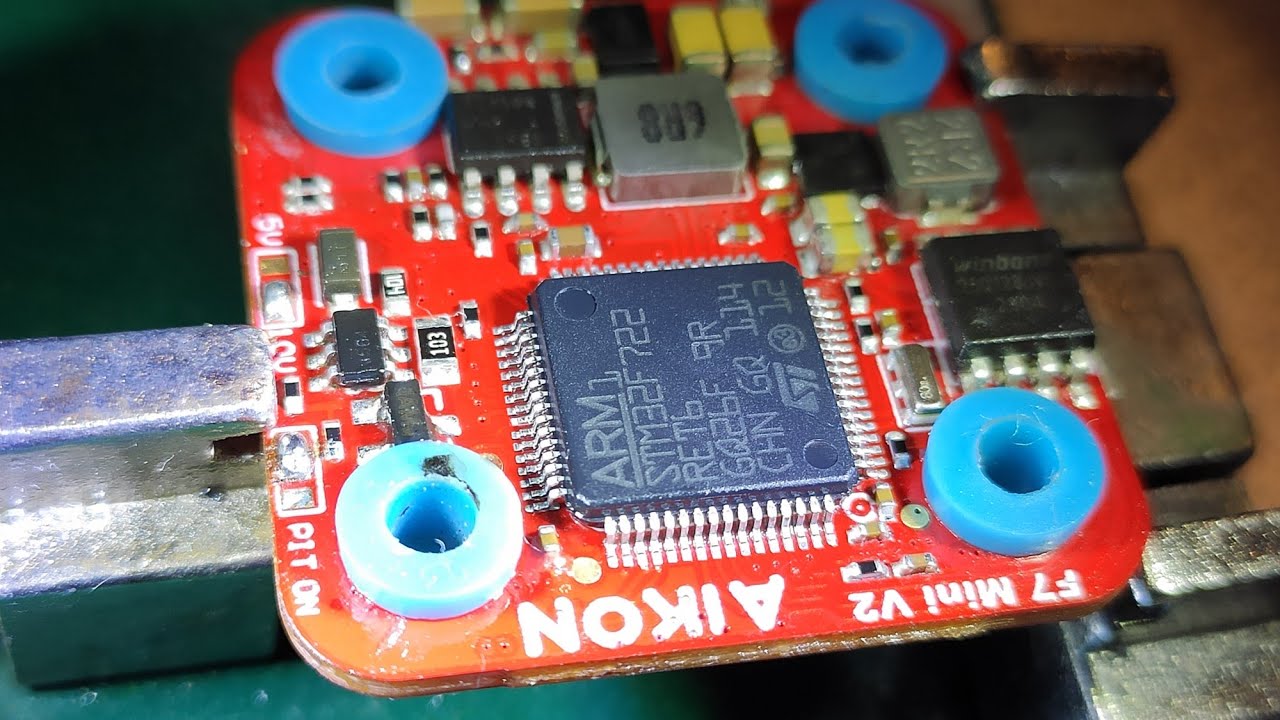 Replacing cpu on a flight controller - YouTube