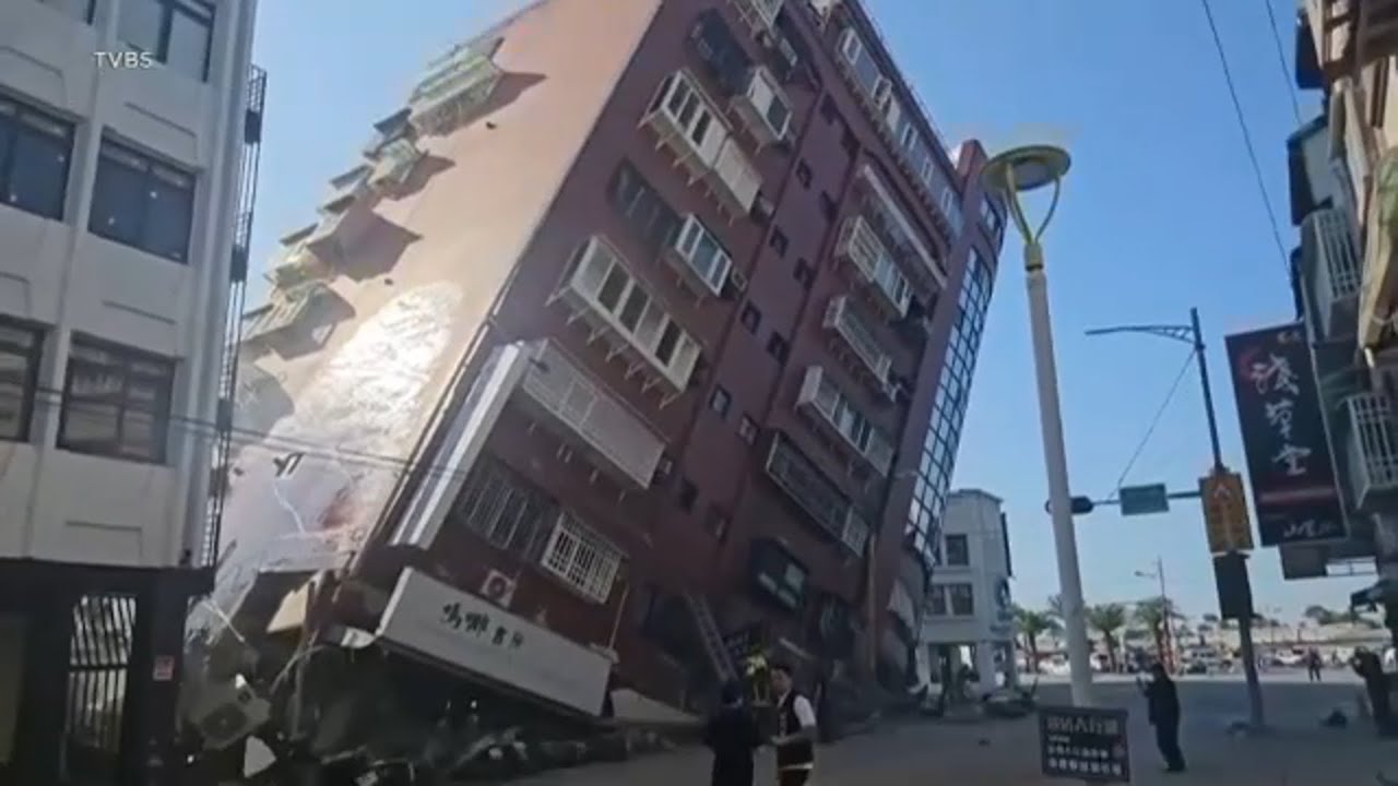 TAIWAN EARTHQUAKE: 4 dead, dozens injured; partially collapsed ...
