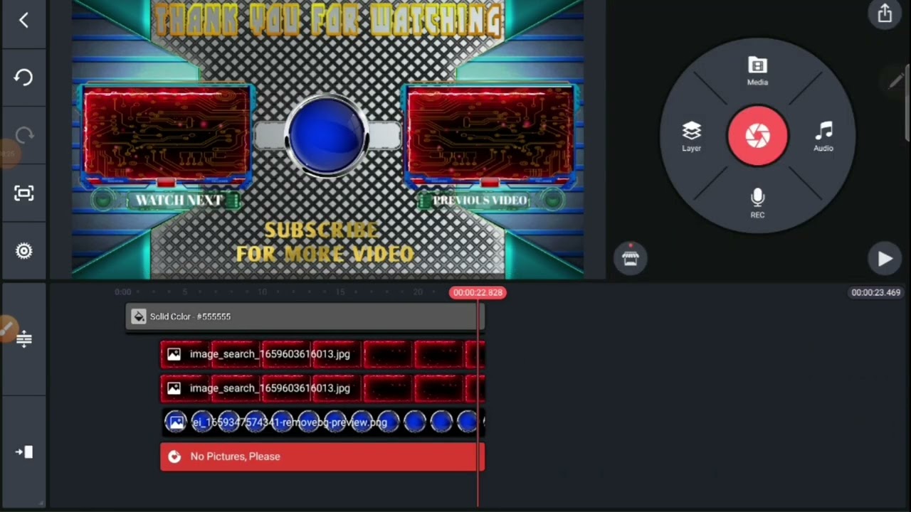 how to make YOUTUBE OUTRO ANIMATION PICTURE BACKGROUND EFFECTS ...