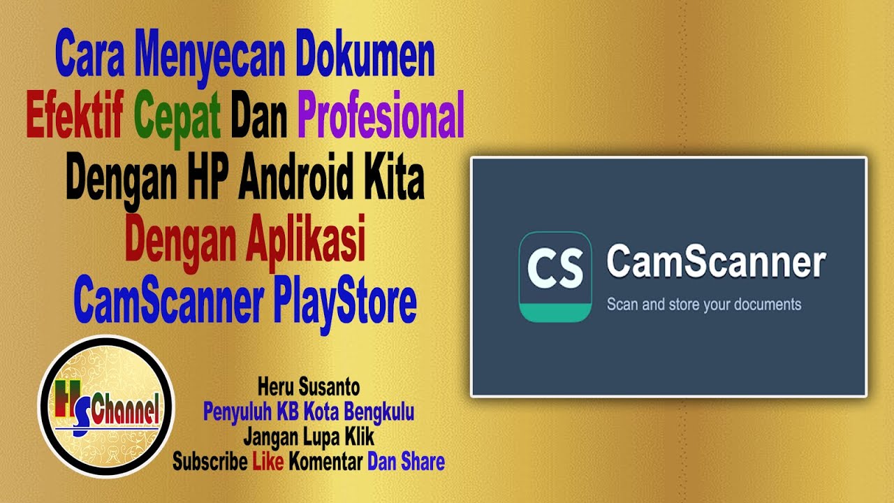 Cara Scan Dokumen Efektif Cepat Profesional Dengan HP Android Di ...