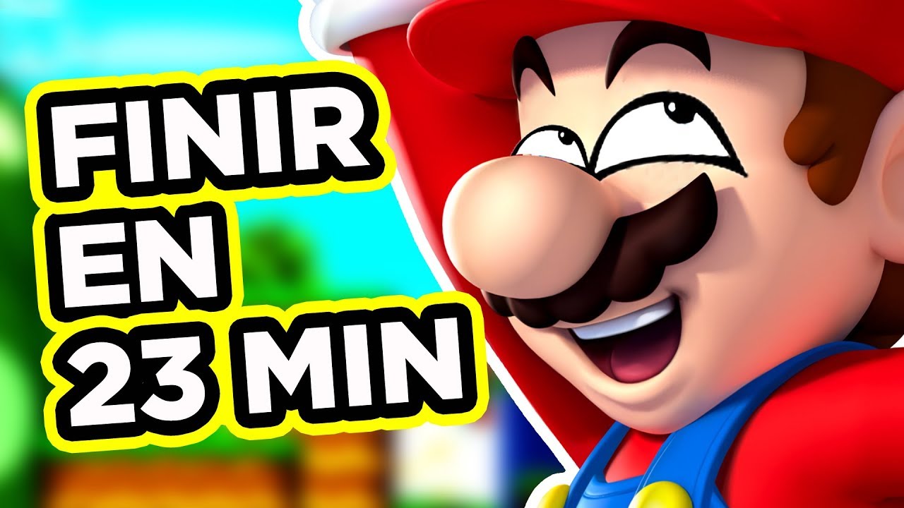 NEW SUPER MARIO BROS FINI EN 23 MINUTES ! - YouTube