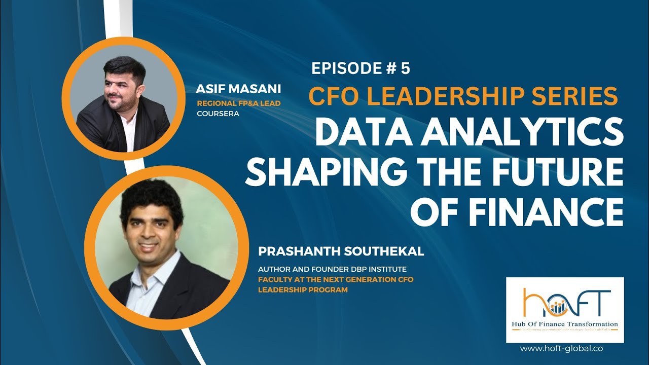 Data Analytics Shaping the future of Finance - Asif Masani with Prashanth Southekal - YouTube