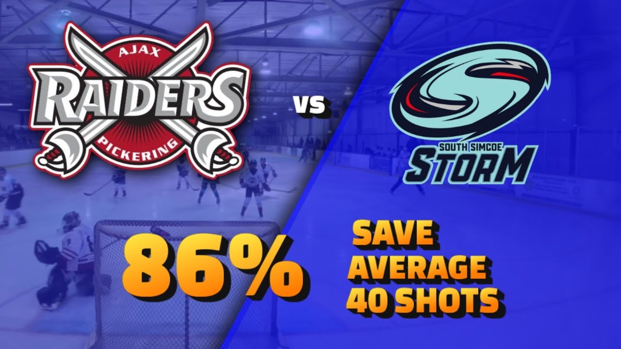 Ajax Pickering Raiders vs Top Team South Simcoe Storm U13BB 86% Goalie ...