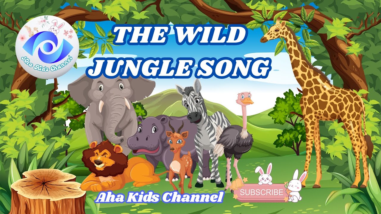 THE WILD JUNGLE SONG | SING AND LEARN | AHA KIDS CHANNEL - YouTube