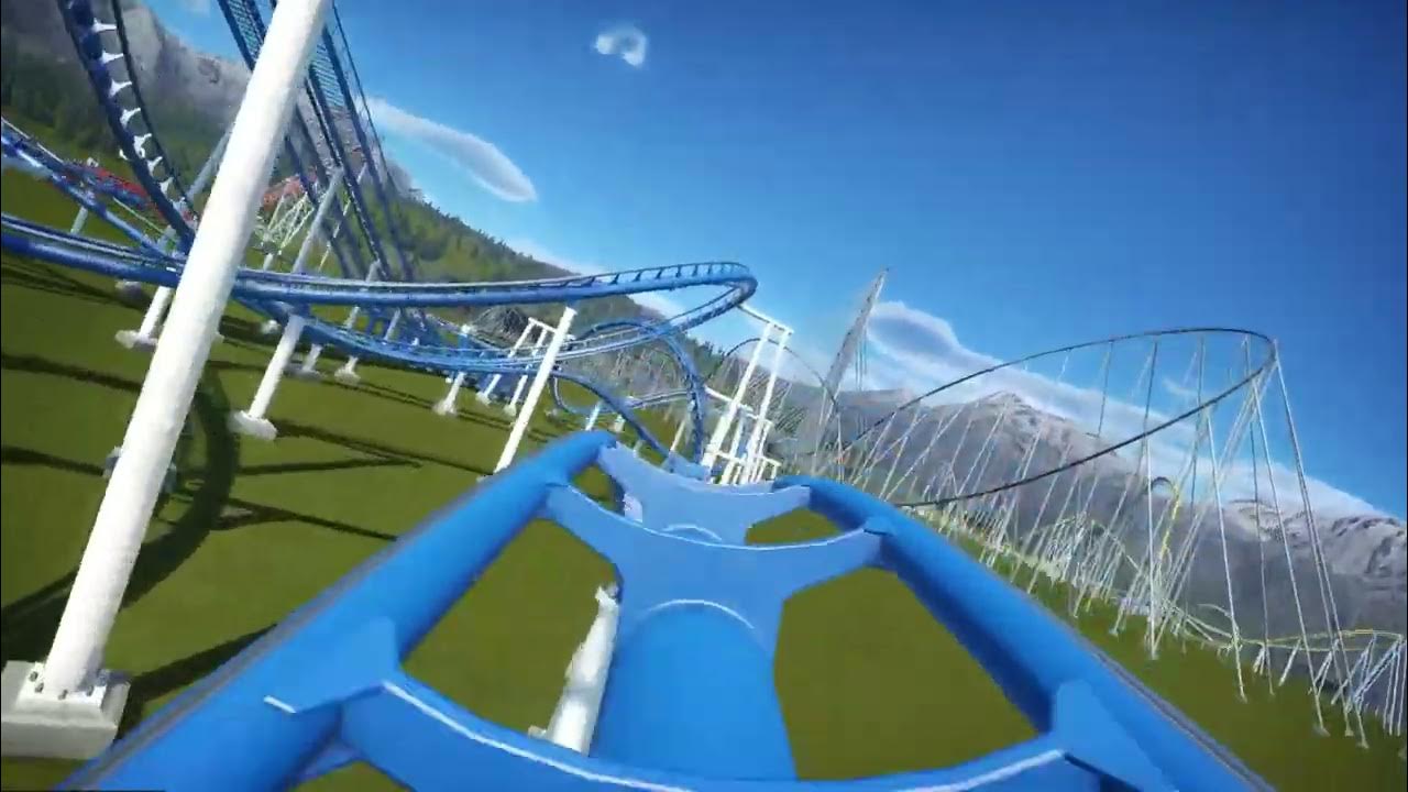 Vekoma Sitdown Looping Coaster (Planet Coaster) - YouTube