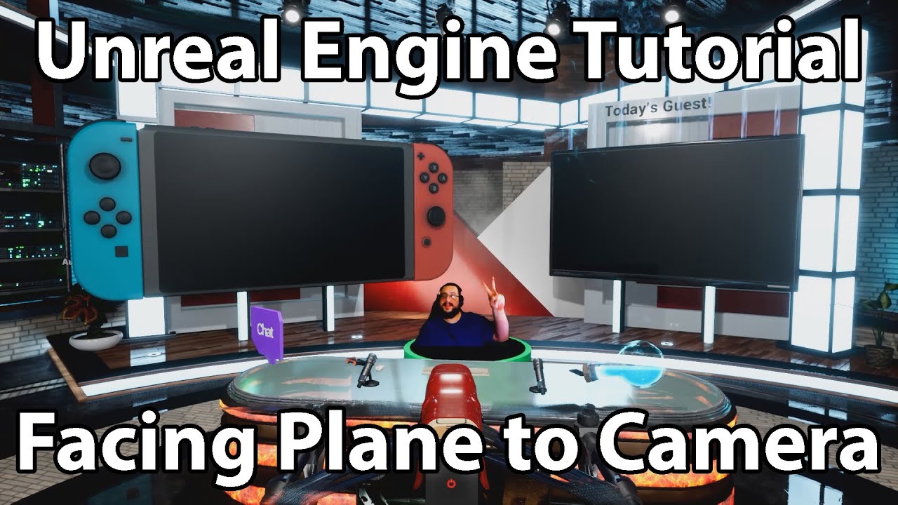 Unreal Engine Blueprint Tutorial: Rotate Plane to Camera - YouTube