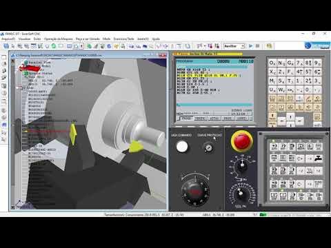 Torno CNC_Simulador (aula_5 - Criar e Executar um Programa) - YouTube