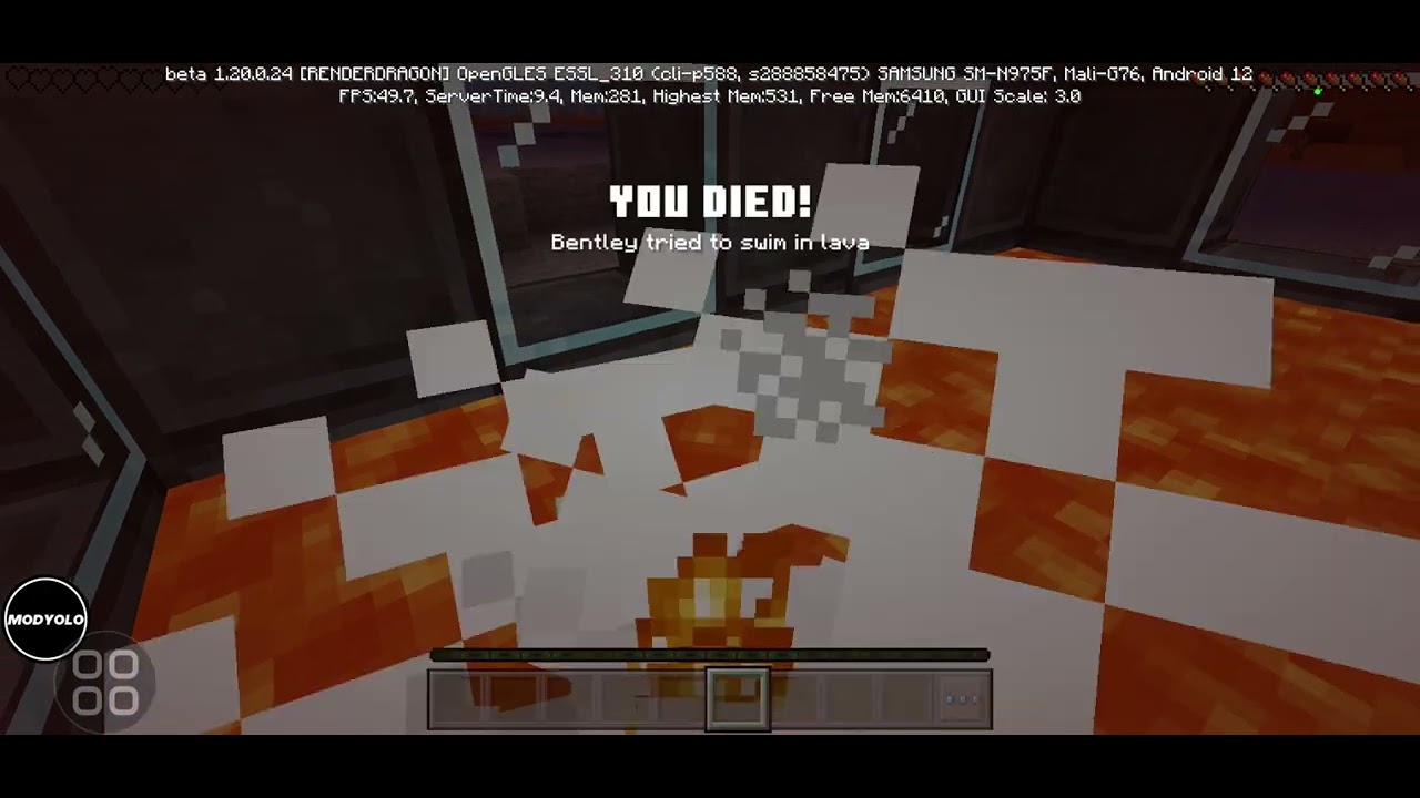 Minecraft's new death screen - YouTube