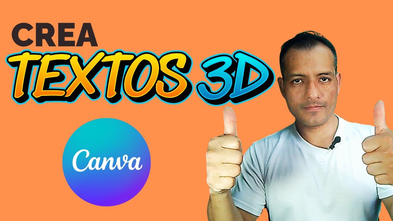 Crea BONITOS 📲 TEXTOS 3D en CANVA 🔵 con Text Maker ️ Juan Lima - YouTube