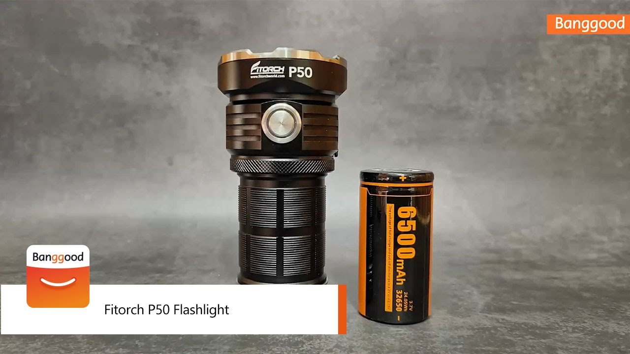Fitorch P50 Flashlight - Shop on Banggood - YouTube