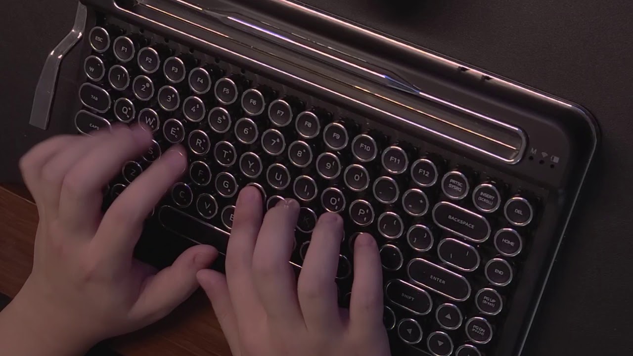 [ASMR] 페나 기계식 키보드 청축, 진짜 문서 작업 / PENNA Mechanical Keyboard, Real Typing ...