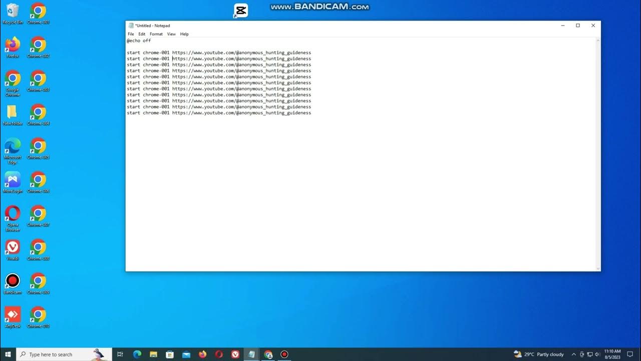 Open Multiple Chrome Profiles in Just One Click | YouTube watch time Method - YouTube