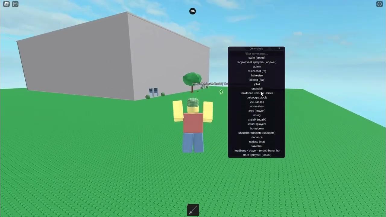 roblox nameless admin commands [380+ commands] script (pastebin no ads) - YouTube