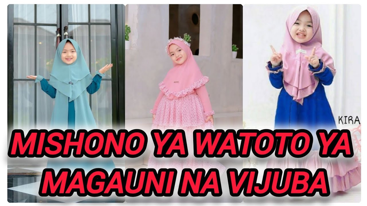 MITINDO MIPYA YA MAGAUNI MAREFU YENYE VIJUBA YA WATOTO - YouTube