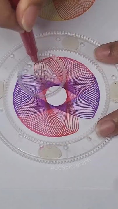 Hypnotic Spirograph Art ASMR | Colorful and Relaxing Designs #satisfying #asmr - YouTube
