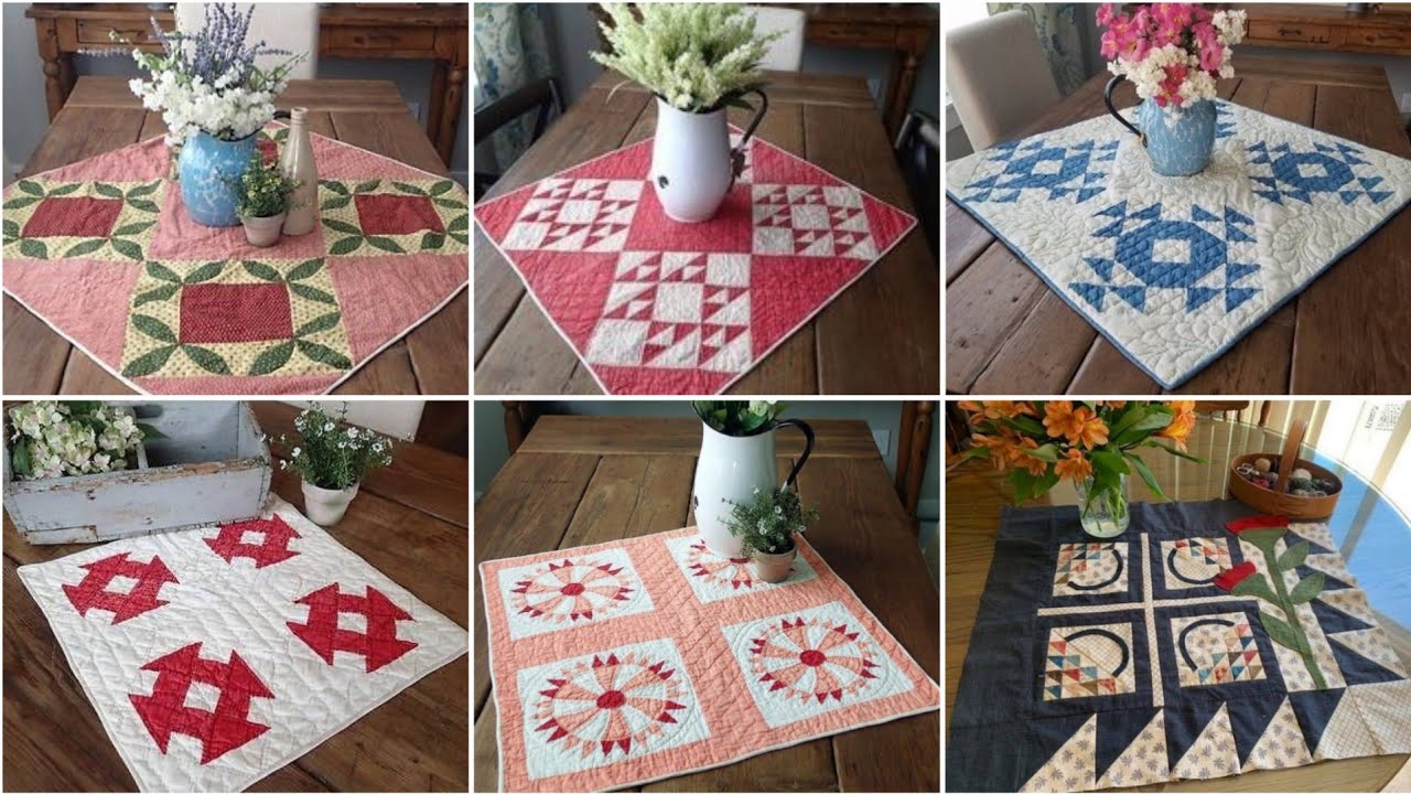 Lovely simple pattern table toppers @pop-upfashion6327 - YouTube