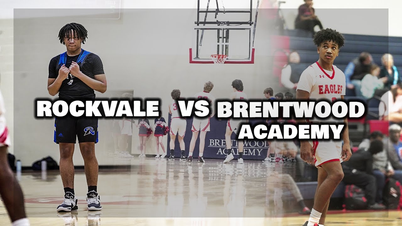 MIDDLE BOYS BASKETBALL || ROCKVALE VS BRENTWOOD ACADEMY - YouTube