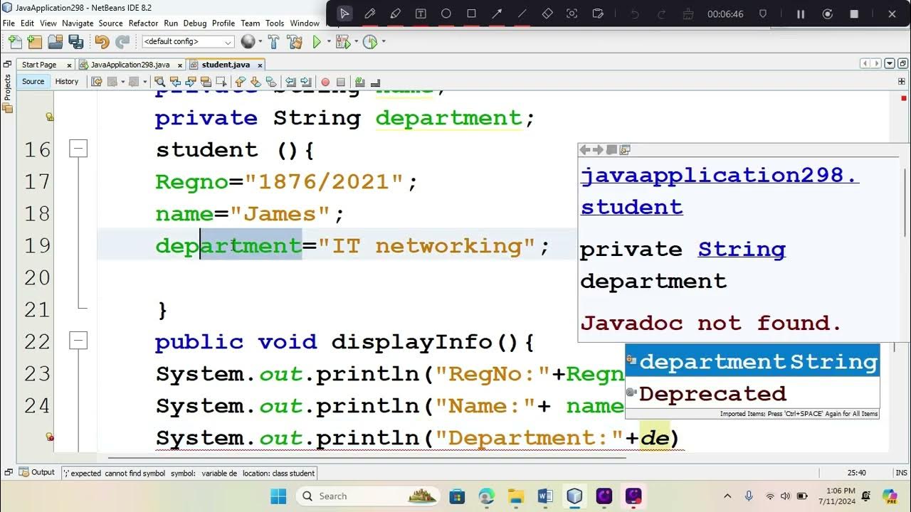 Default And Parameterized Constructor In Java Youtube
