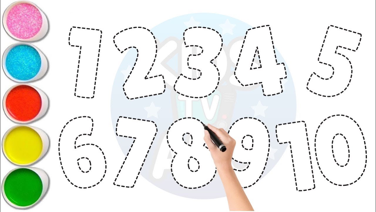 Learn Counting 1- 10 | Easy NumbersSong In English For Kids Beginners ...