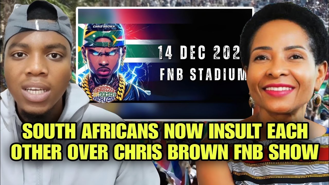 South Africans Now Insult Each Other Over Chris Brown FNB SHOW. - YouTube