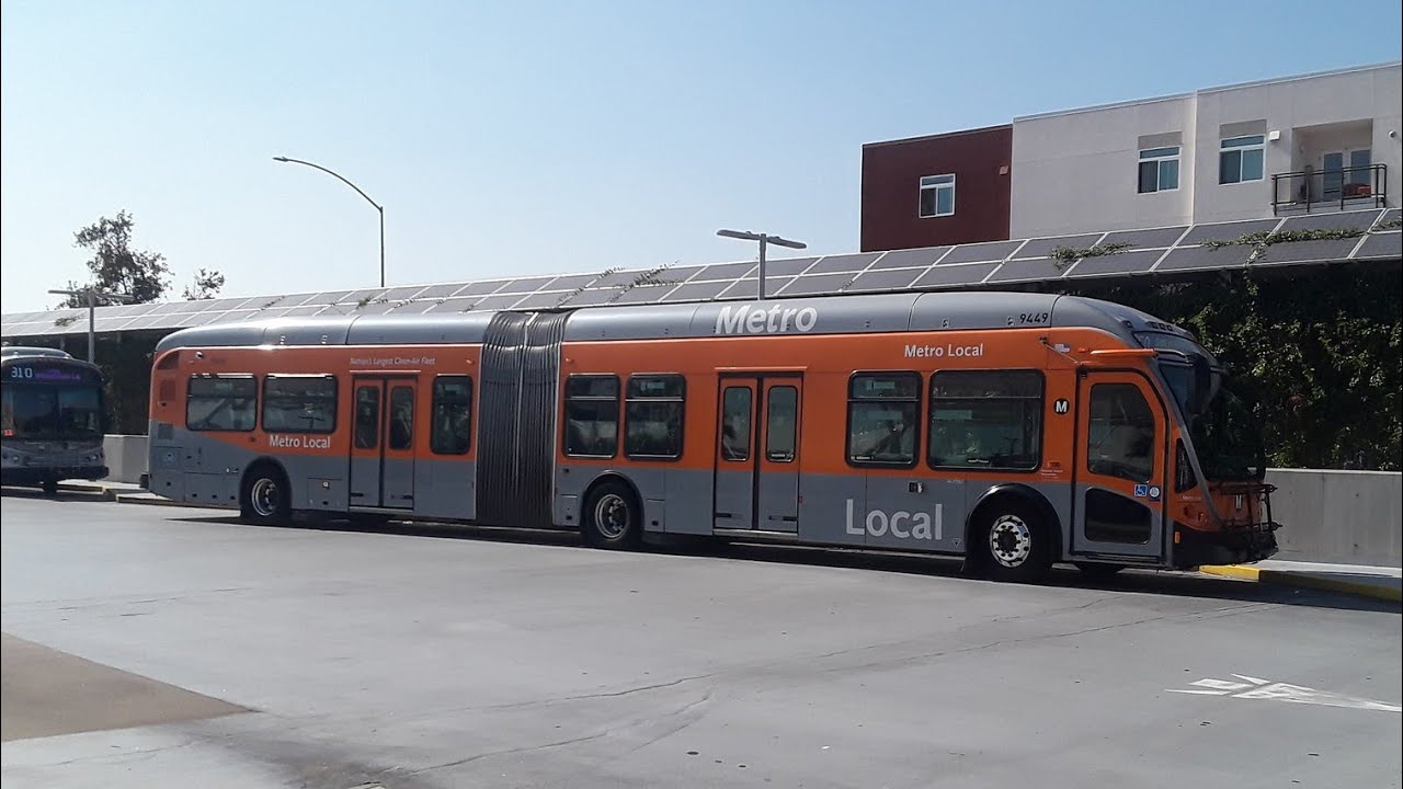 LACMTA 2006 NABI 60-BRT CNG #9449 - YouTube