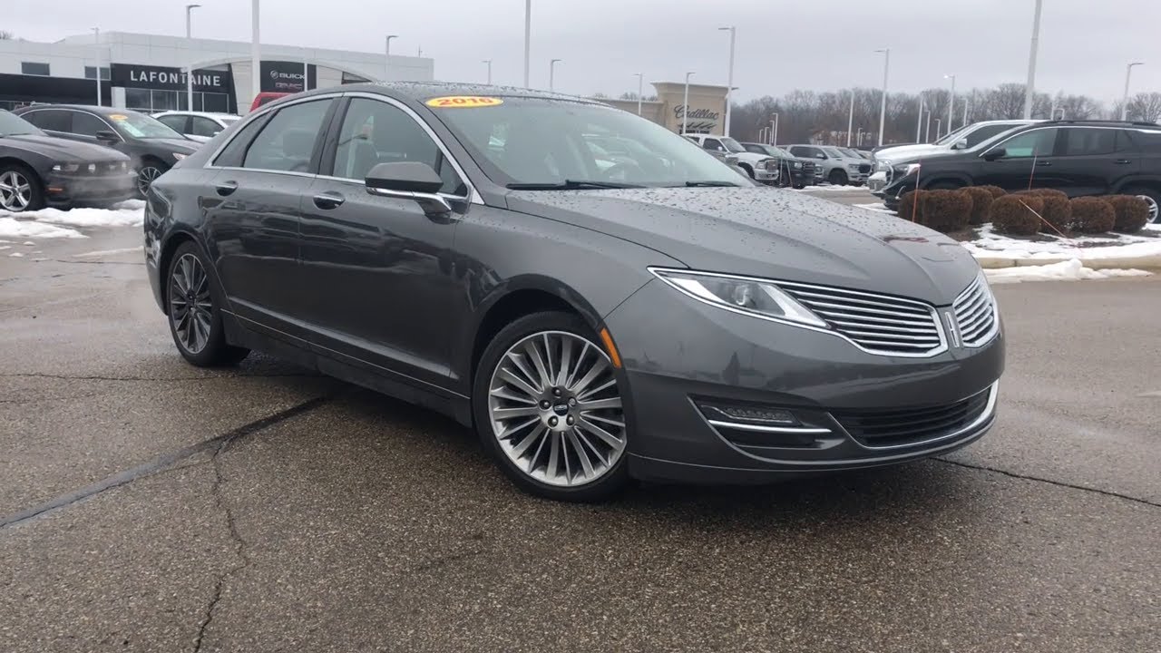 2016 Lincoln MKZ Highland, Detroit, Ann Arbor, Pontiac, MI 2G017P - YouTube