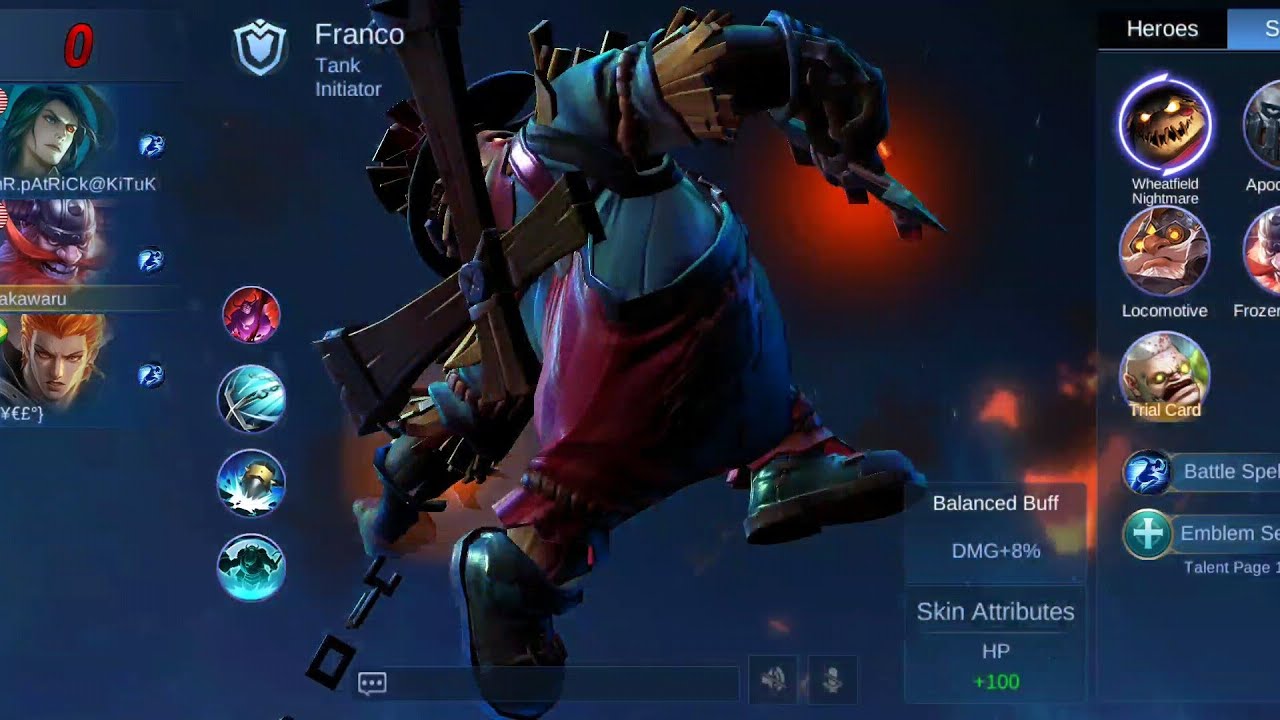 WELCOME BACK FRANCO | Franco Survival Mode Gameplay Mobile Legend 2K 2R ...