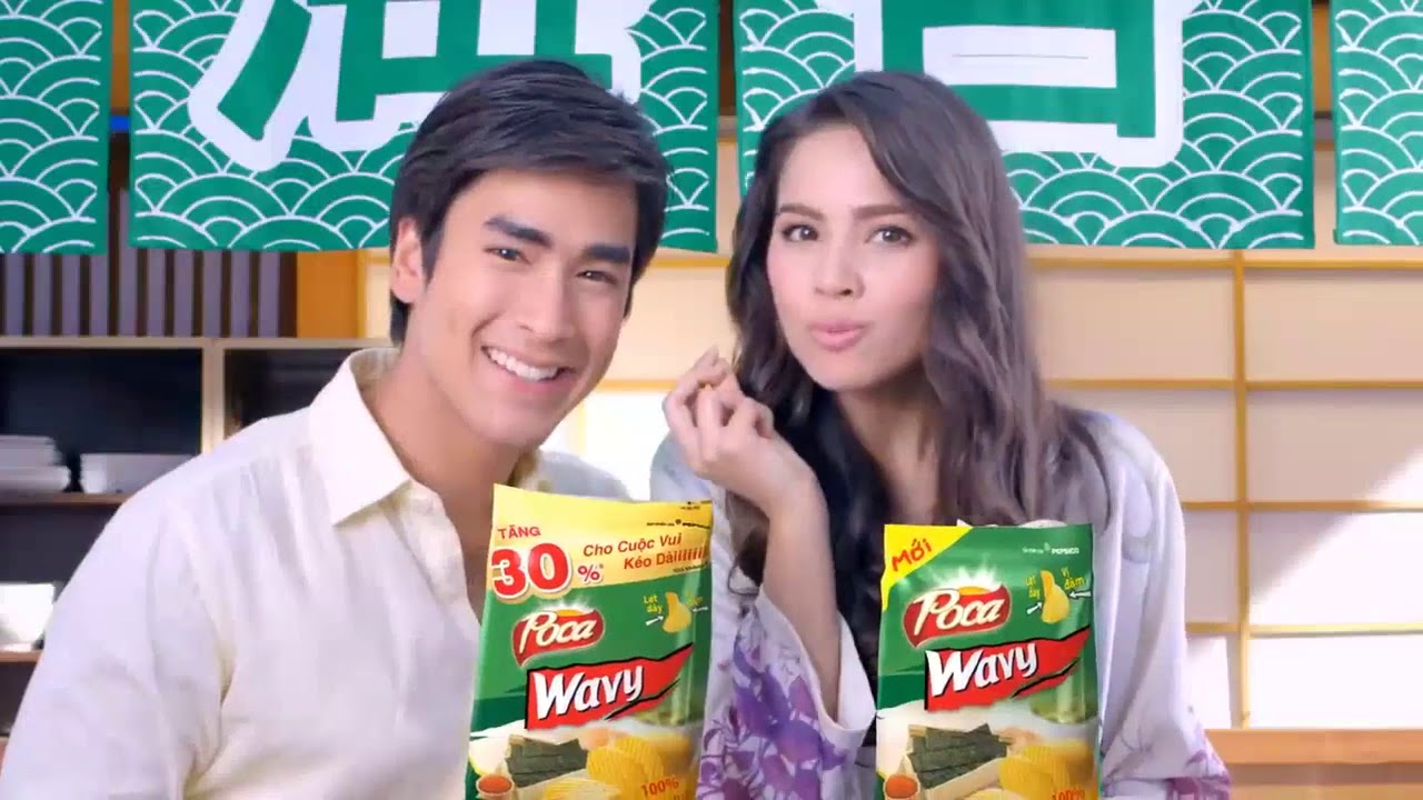 Quảng cáo Poca Wavy Táo Cay Nhật Bản cực vui nhộn - YouTube