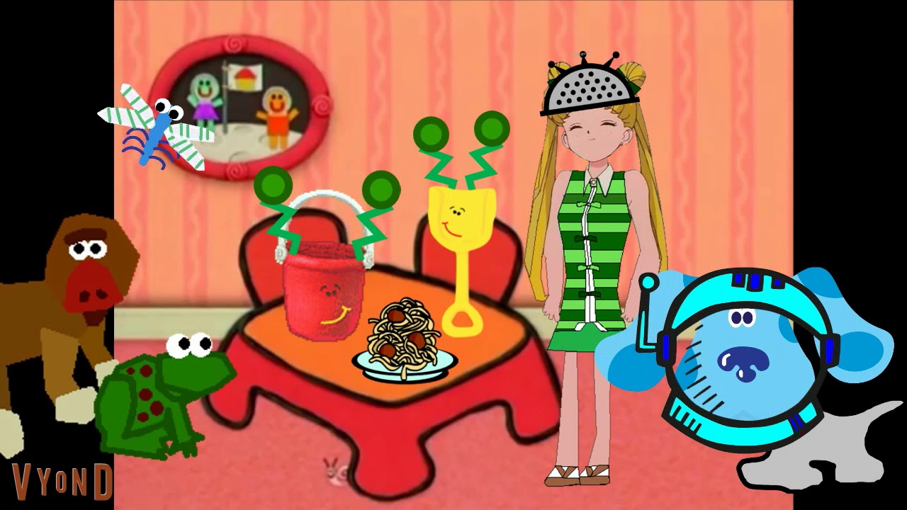 blue's clues and sailor moon: pretend time: last p - YouTube