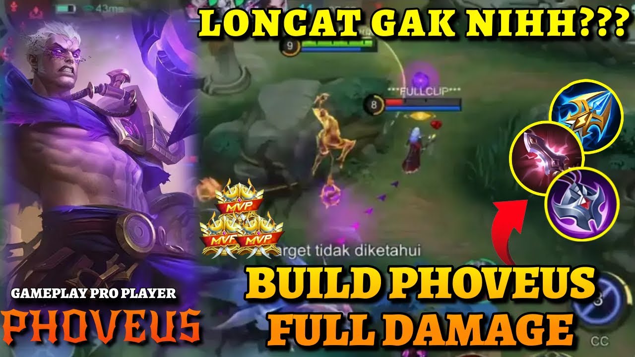 Build Phoveus Full Damage Phoveus Gameplay Pro Player Tutor Main ...