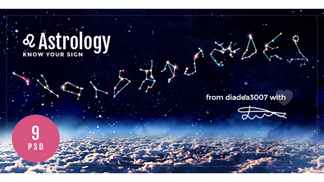 Astrology - Horoscope & Astrology PSD Template | Themeforest Website ...