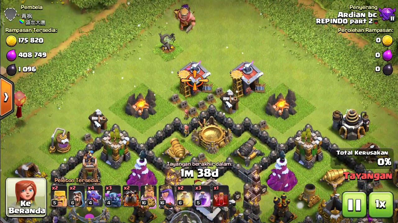 Tayangan ulang game coc Indonesia - YouTube