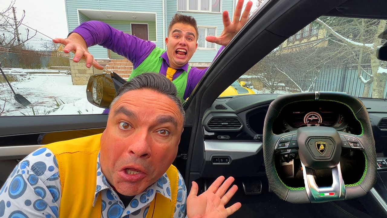 Mr Joe in Broken Mercedes at Auto Repair Shop VS Older Mr Joe for kids ...