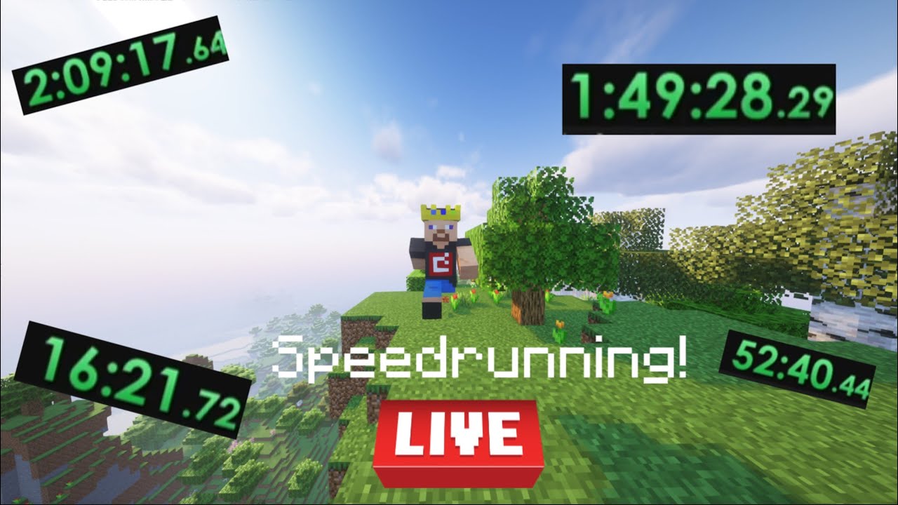 Duo Speedrunning Minecraft! | ft. Waffle | *LIVE* - YouTube