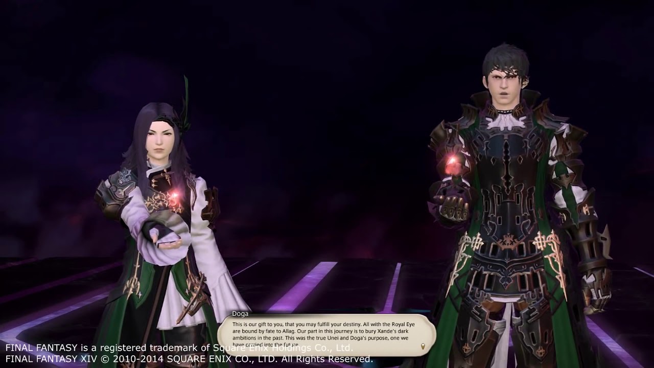 Final Fantasy XIV Soundtrack - Doga & Unei's Theme - Now I know the ...