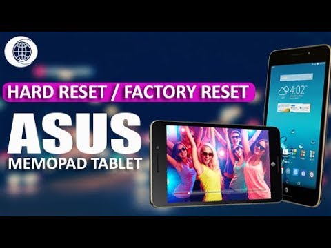 How To Hard Reset Asus Memopad Tablet - YouTube
