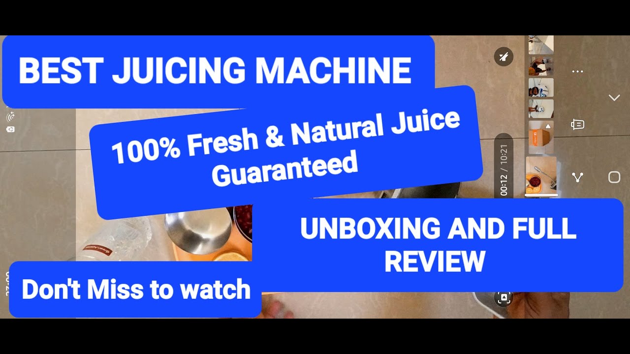 Best Juicing Machine | 100% Fresh Juicing Guaranteed | Under 500 - YouTube