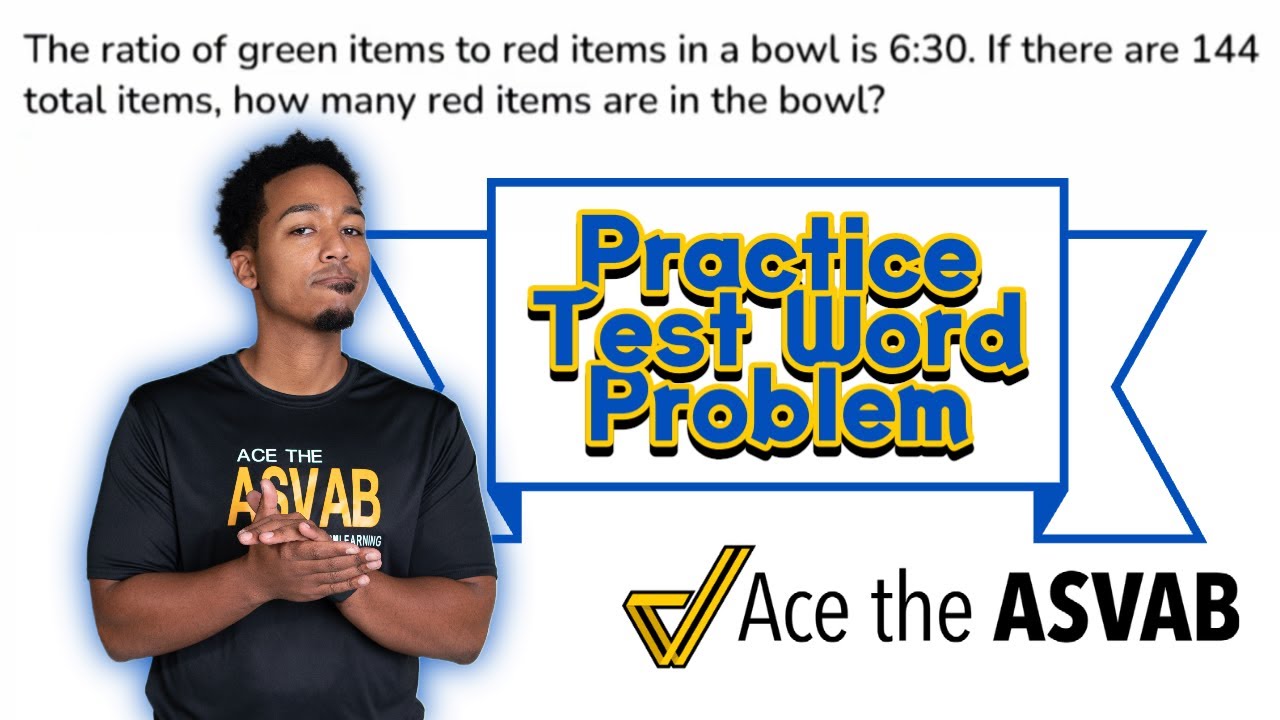 ASVAB Arithmetic Reasoning - Practice Test Question (Ratio Word Problem ...